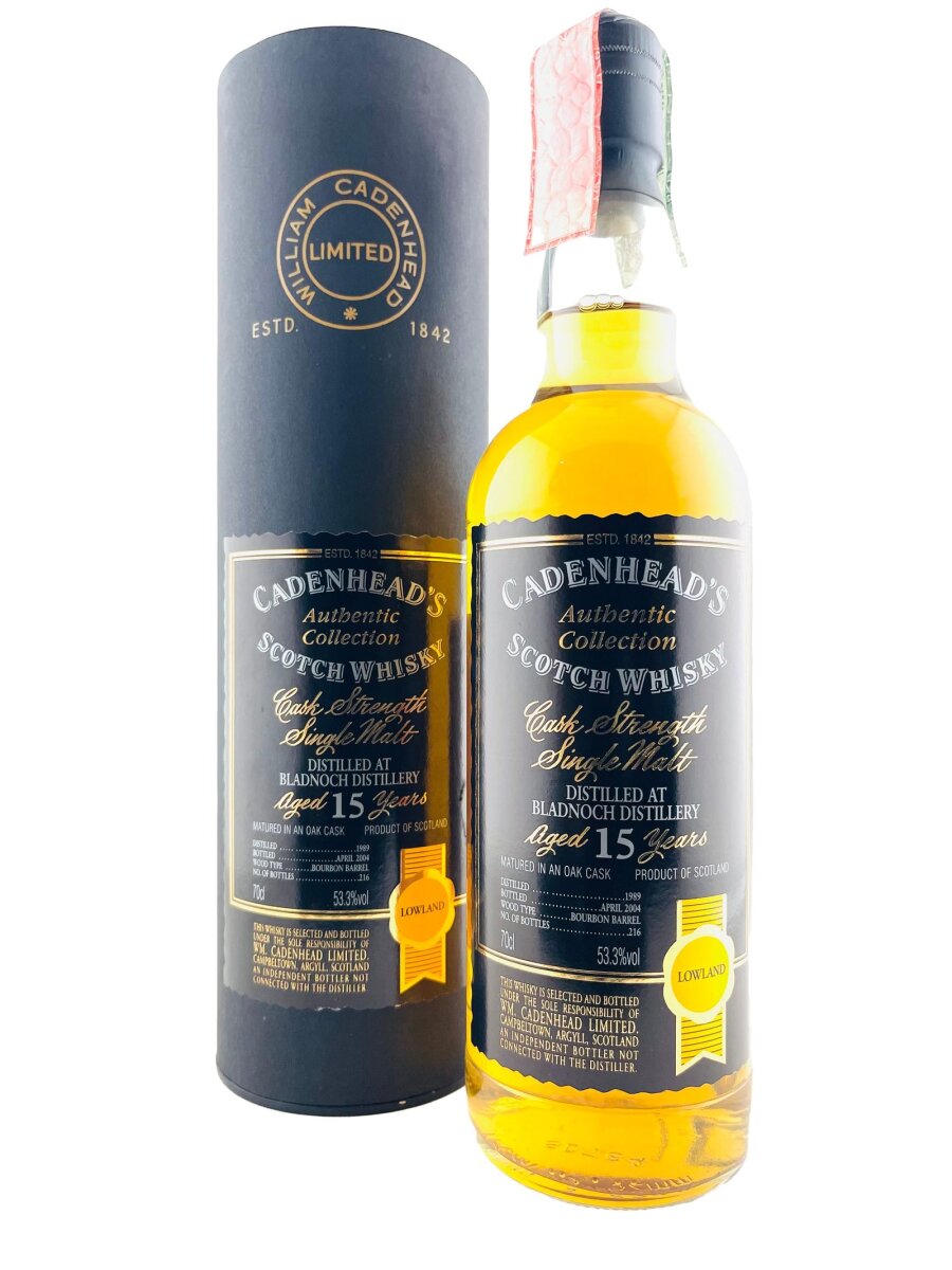 Bladnoch 1989 15 Year Old Authentic Collection, 125,00