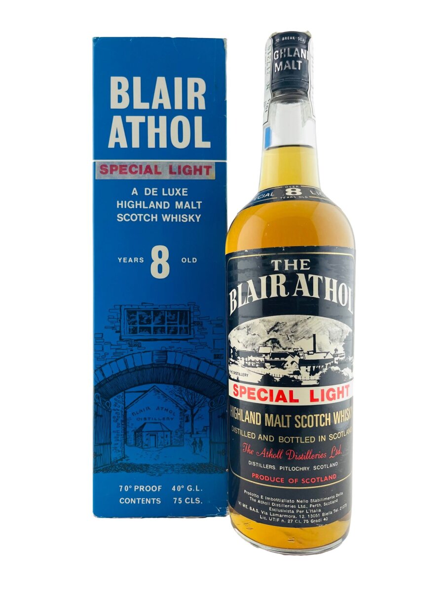 Blair Athol 1980s 8 Jahre Alt Special Light, 345,00