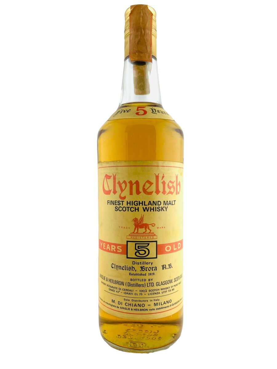Clynelish 1970s 5 Year Old Di Chiano Import, 2.695,00